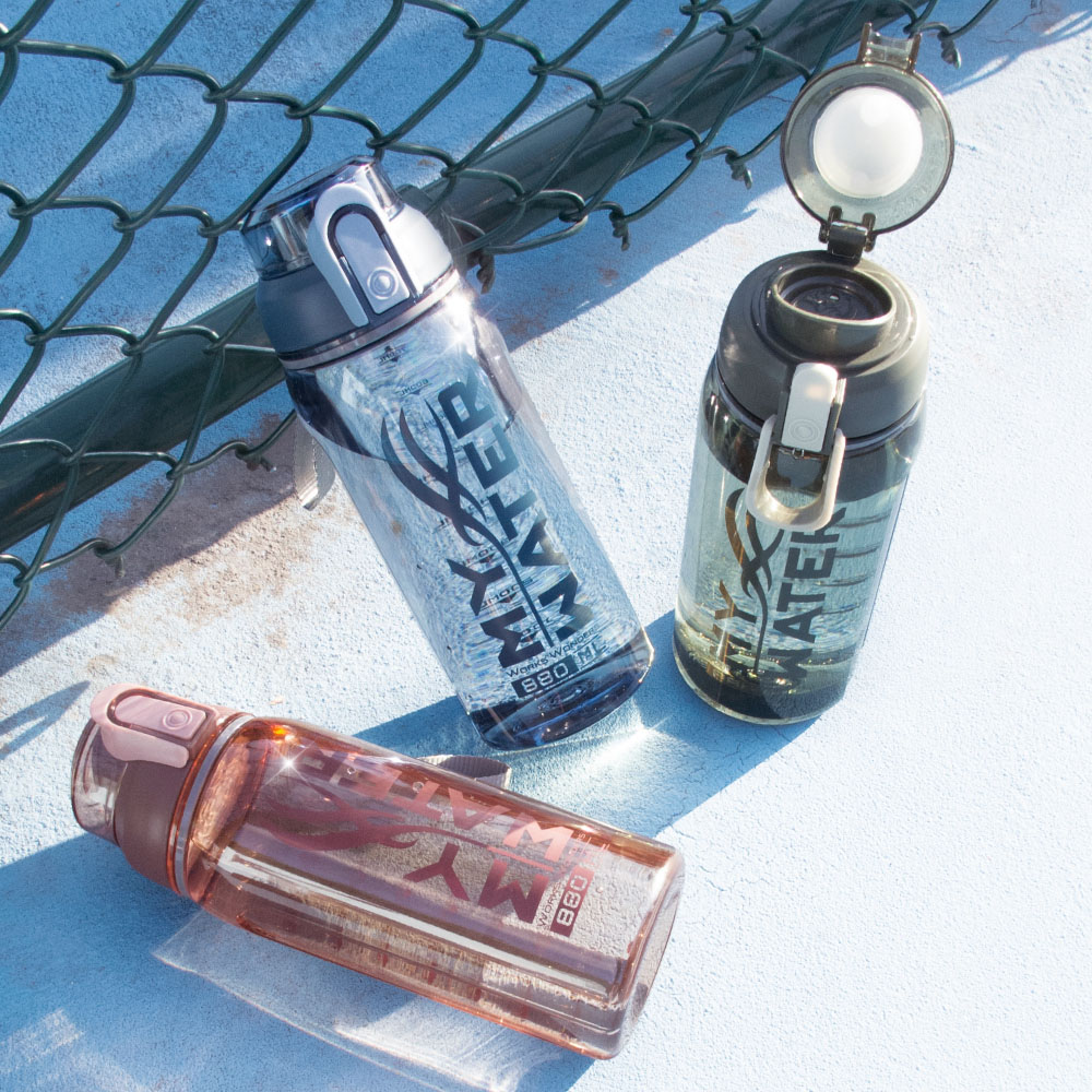 GENKIBEAR｜MY WATER 麥斯彈蓋水壺 880ml | 有.設計 uDesign